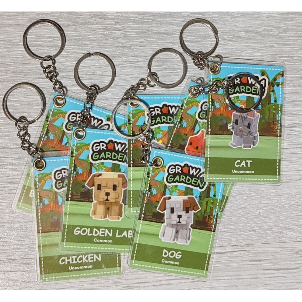 Grow a Garden Rare Laminate keychain part 2 | Shopee Philippines