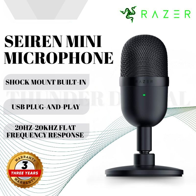 Razer Seiren Mini Razer Mic Razer Microphone Razer Ultra-compact ...