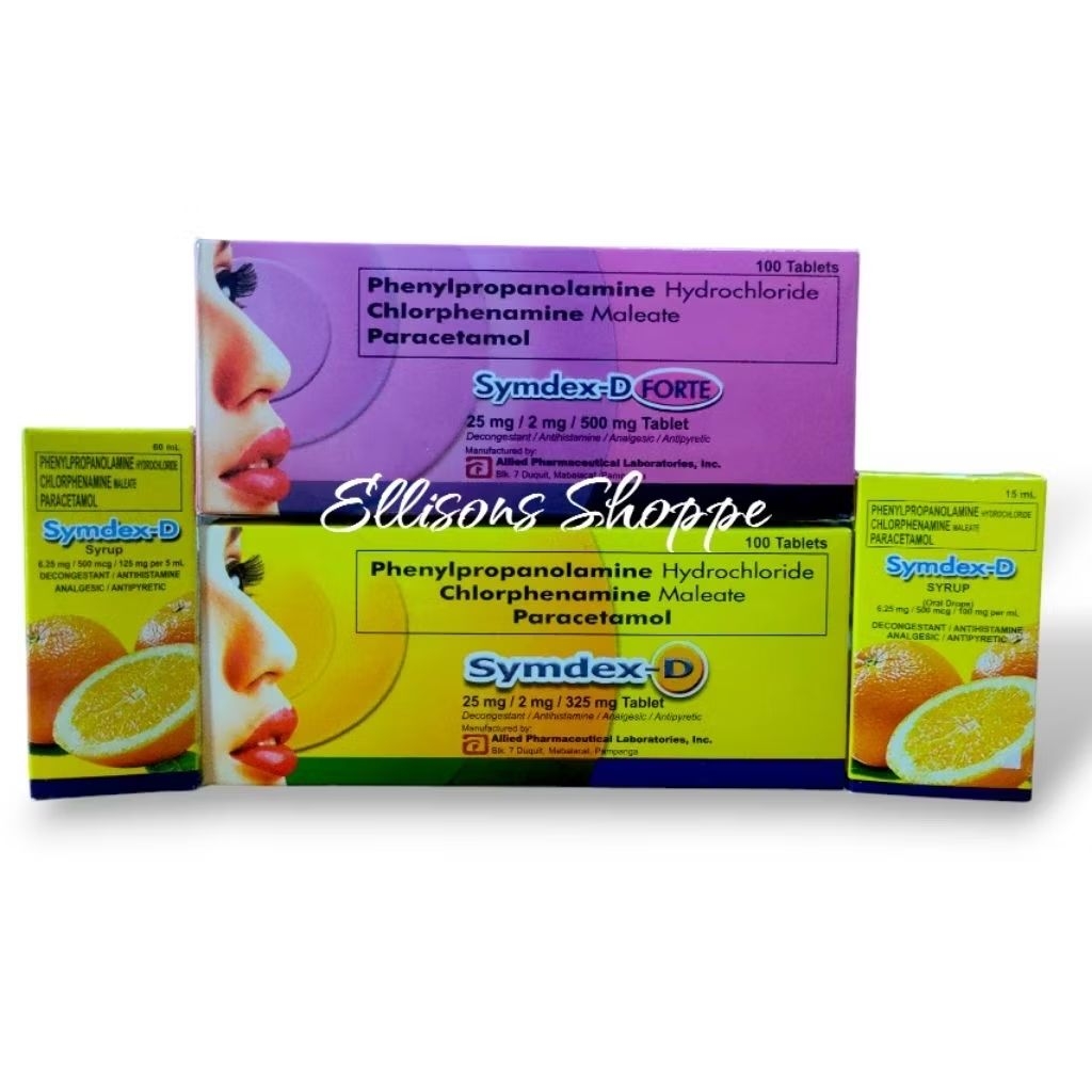 Symdex-D Drops, Syrup and Tablets | Shopee Philippines
