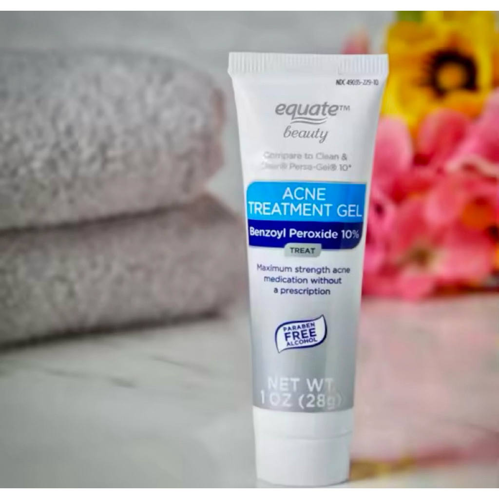 Equate Beauty 10% Benzoyl Peroxide Acne Treatment Gel (1oz) | Shopee ...