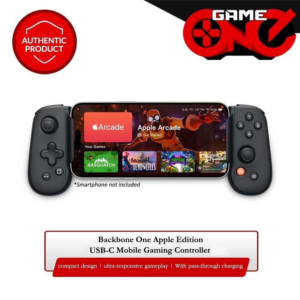 Backbone One USB-C/ Lightning Mobile Gaming Controller - Black | Shopee ...