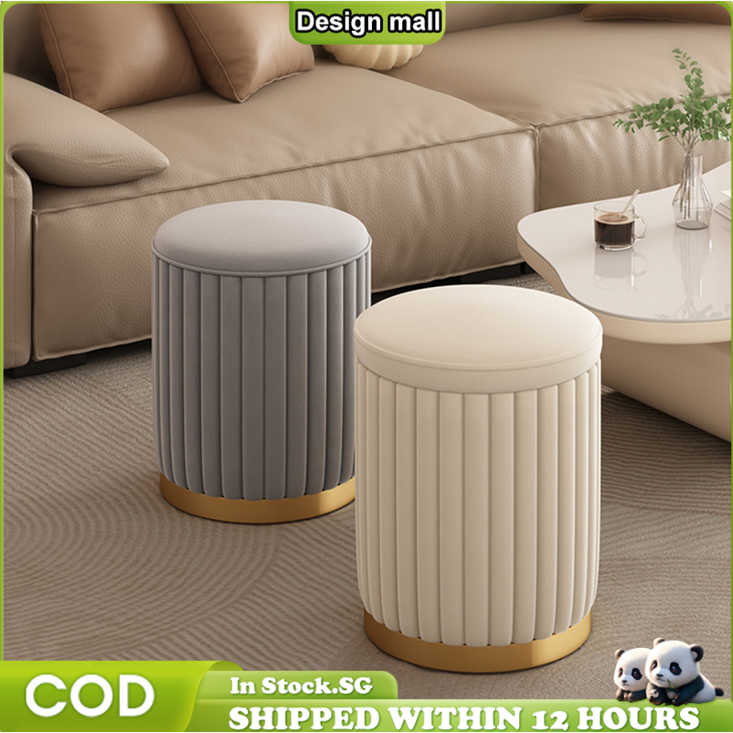 Storage Stool Makeup Stool solid wood living room bedroom small sofa ...