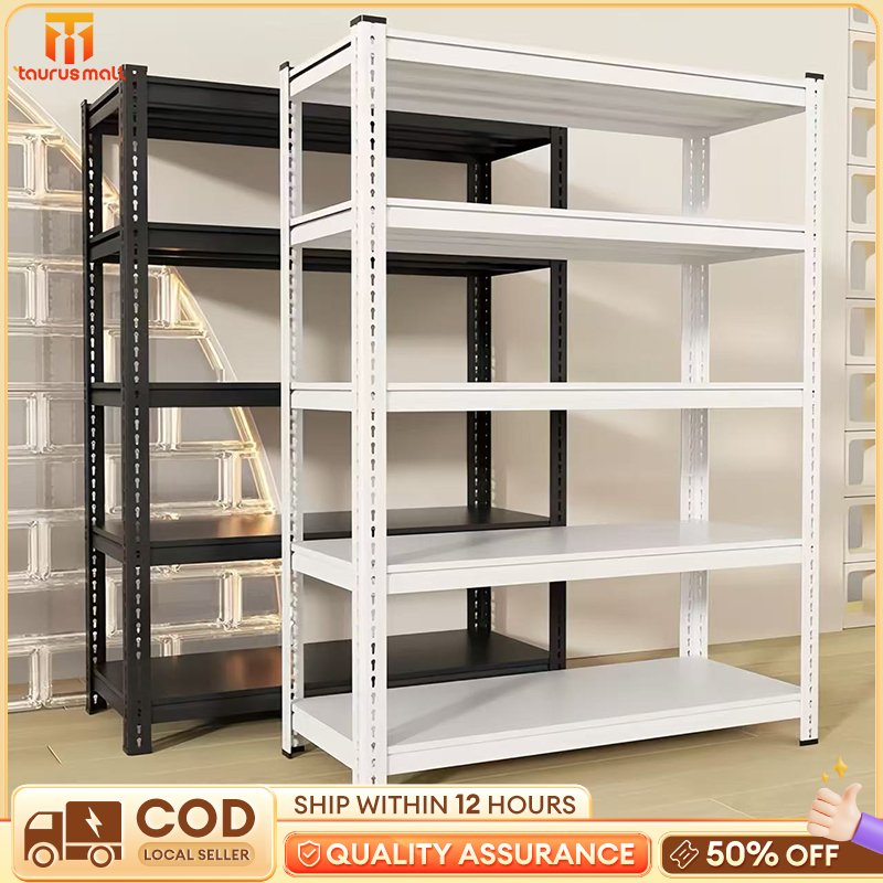 Adjustable Metal Boltless Rack 4/5 /6 Tier Home kitchen Store Storage Rack Warehouse Rak Besi ...