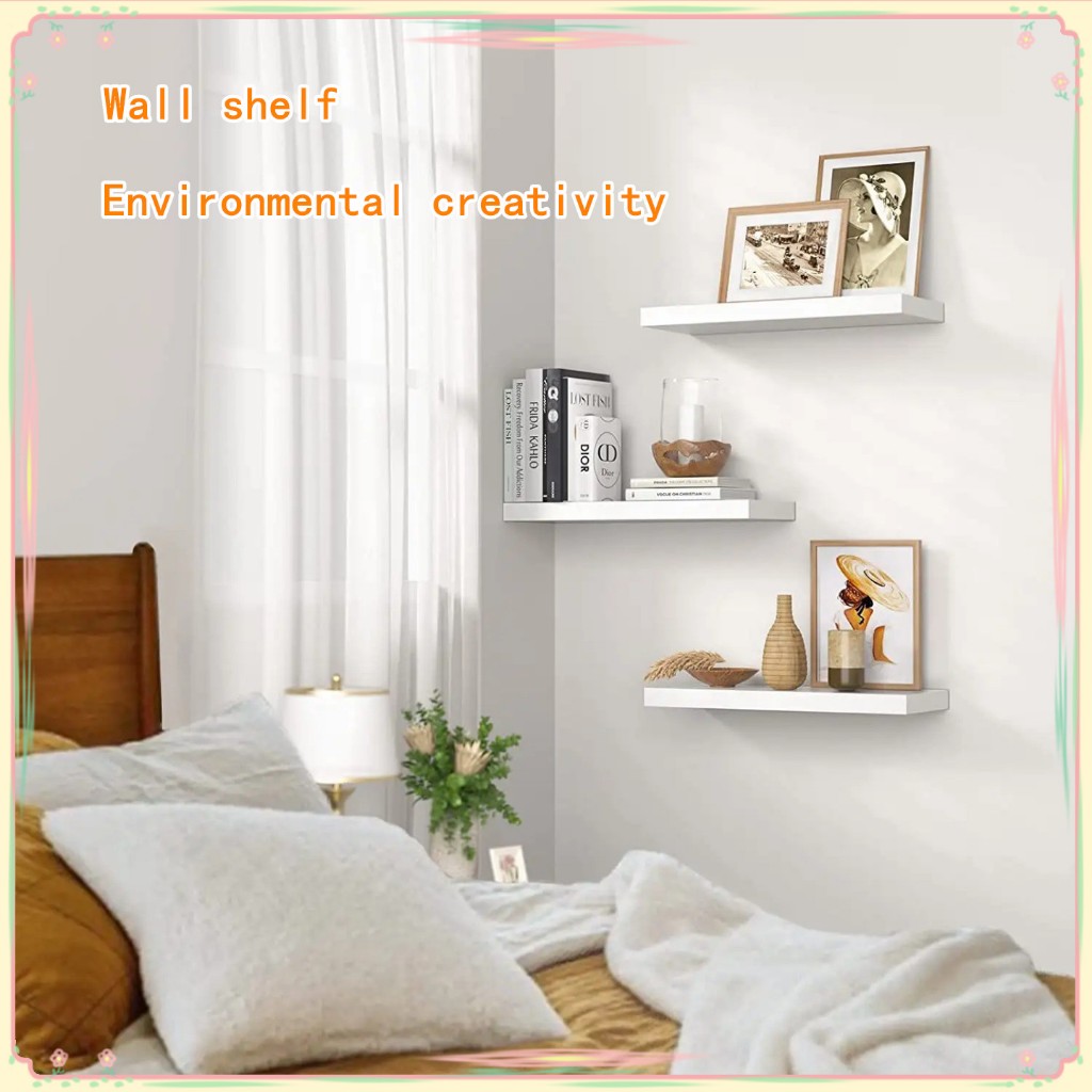3PCS/set wood Floating Wall Shelves Storage Furniture Shelf Storage ...
