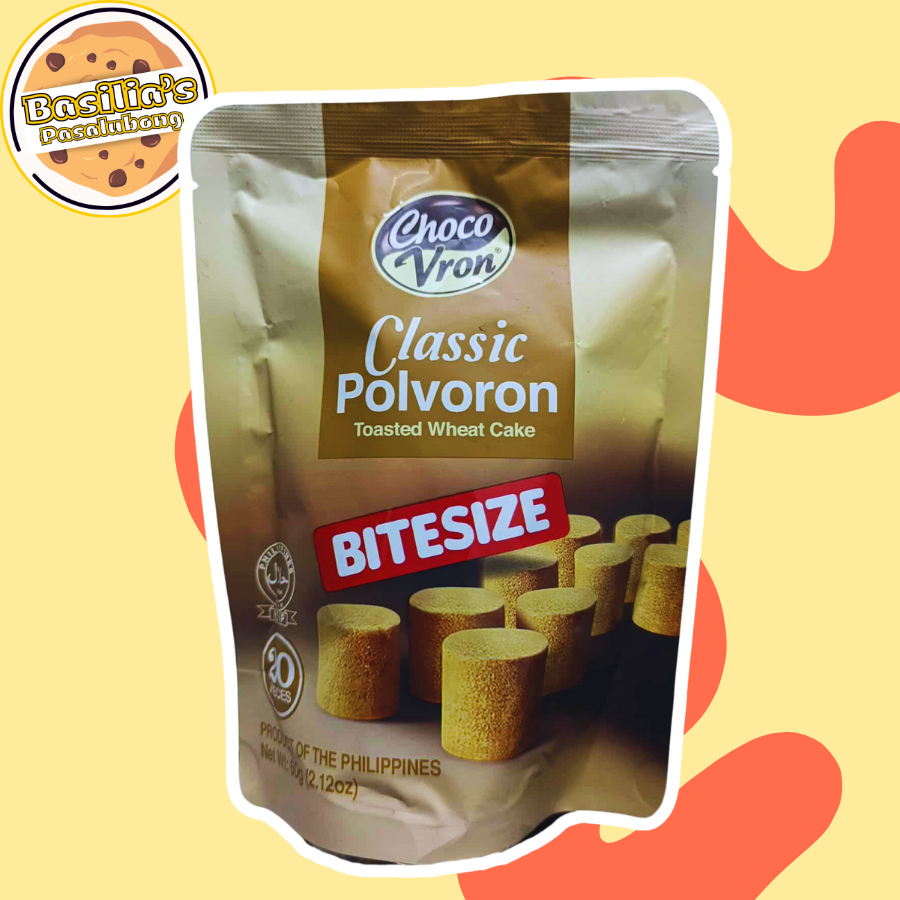 Chocovron Bitesize Classic Polvoron 60g | Shopee Philippines