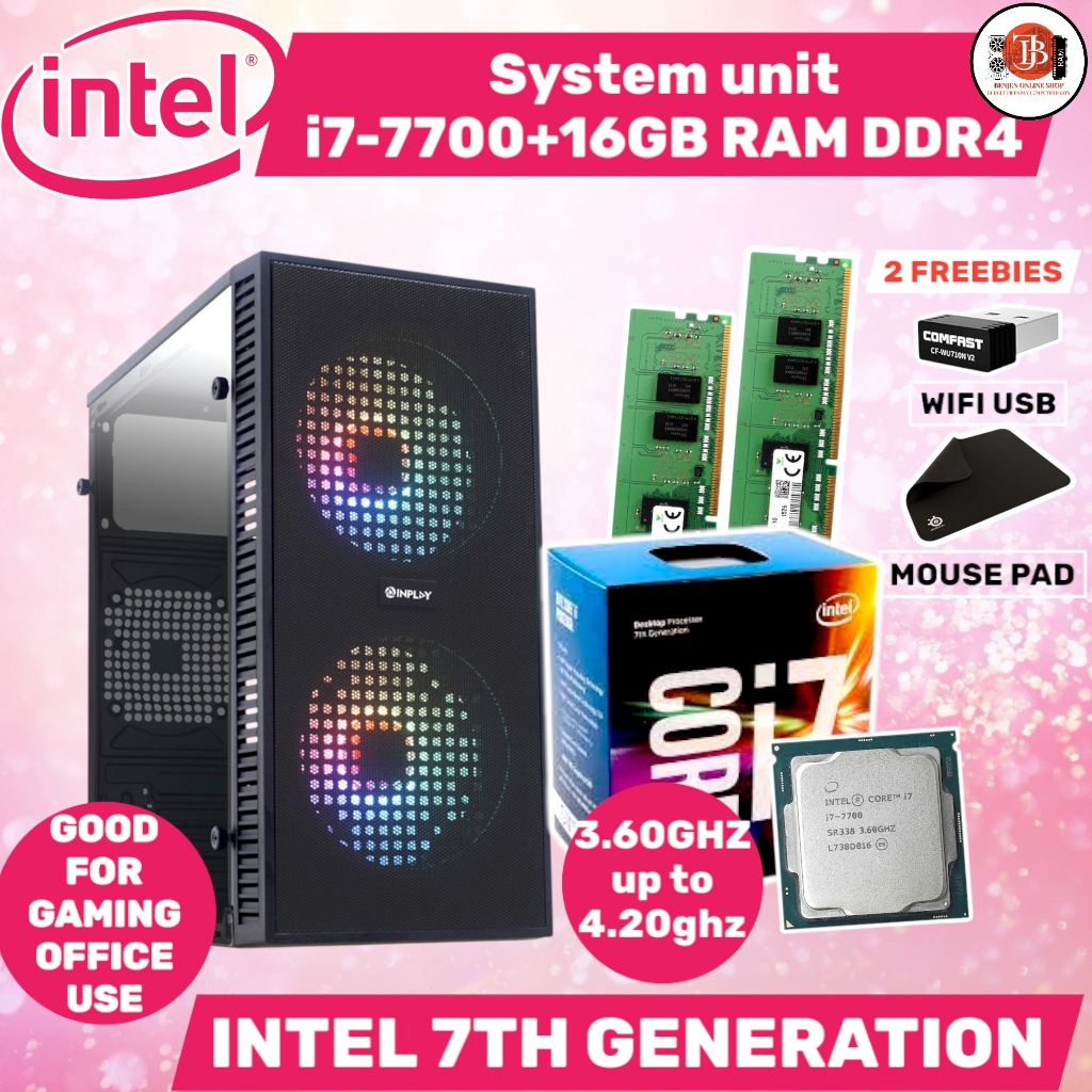 Gaming System Unit Intel 6th/7th/8th/9th Generation 16GB DDR4 RAM ...