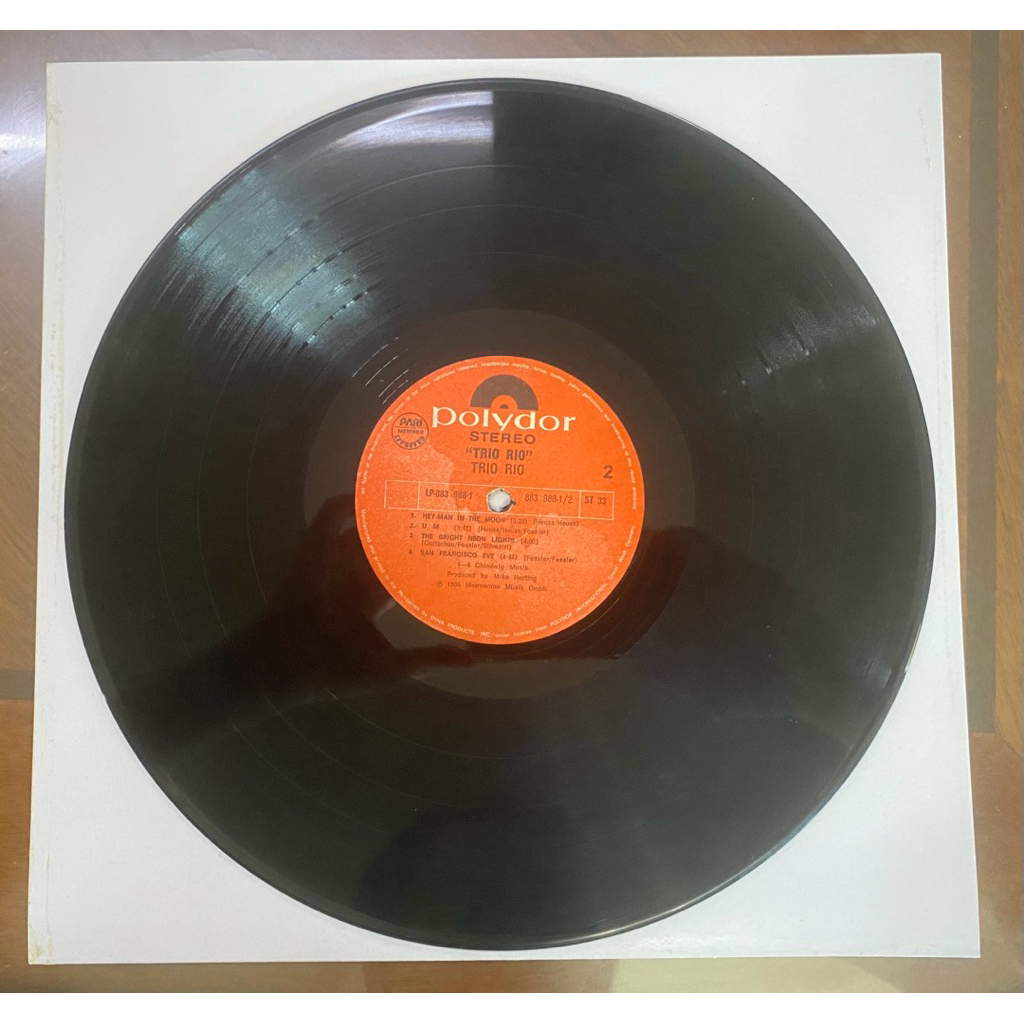 Trio Rio – Trio Rio - Philippines Pop Rock Synth-Pop Music Album Vinyl ...