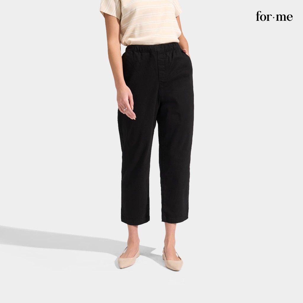ForMe Cozy Everyday Trousers For Women (Black/Cream/Off White/Tan ...