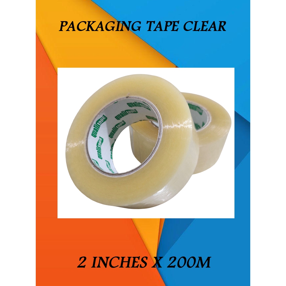 CLEAR ADHESIVE PACKING TAPE | Shopee Philippines