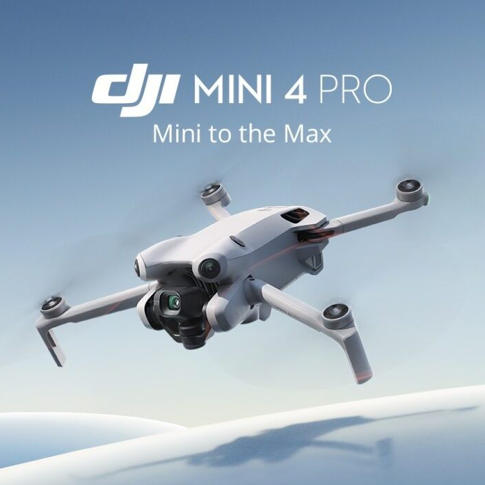 DJI Mini 4 Pro Drone. 4K60fps HDR True Vertical Shooting, Omnidirectional Obstacle Sensing ...