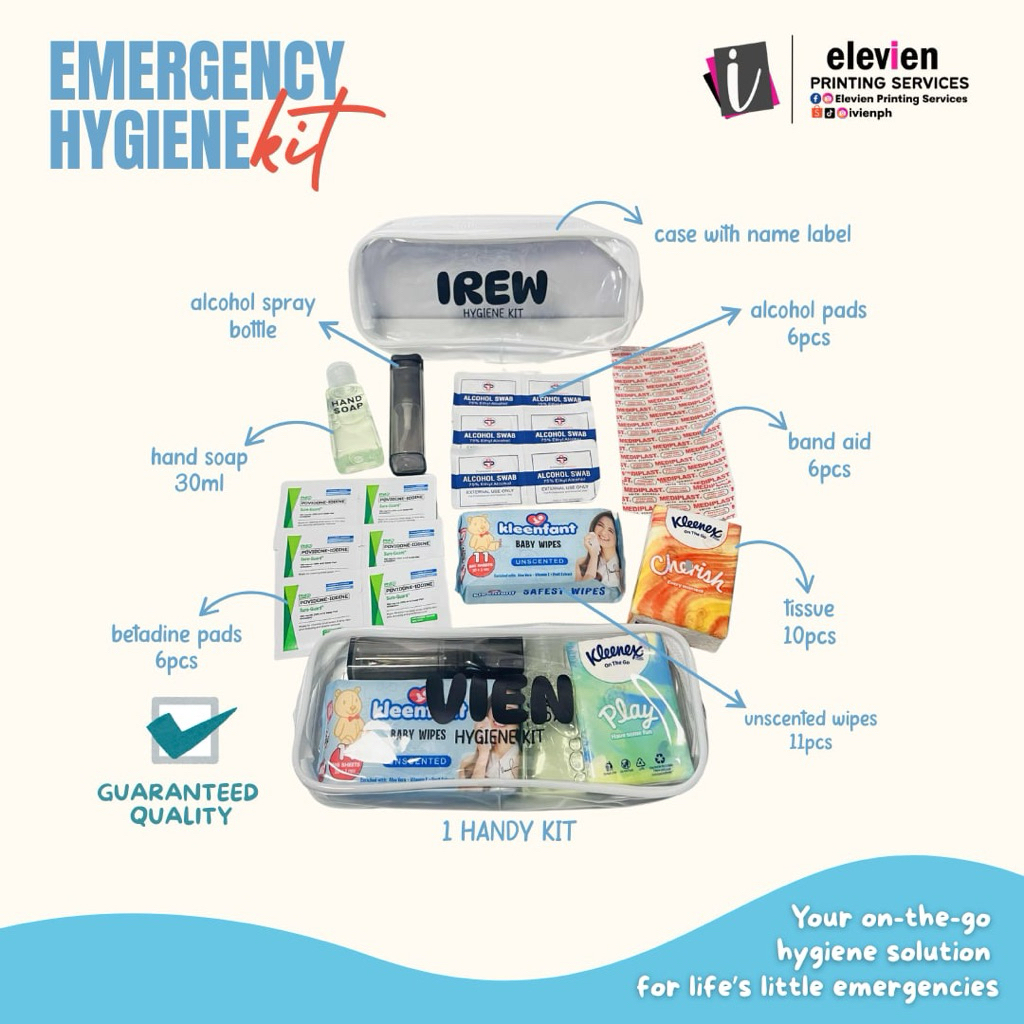 HYGIENE KIT EMERGENCY KIT | Shopee Philippines