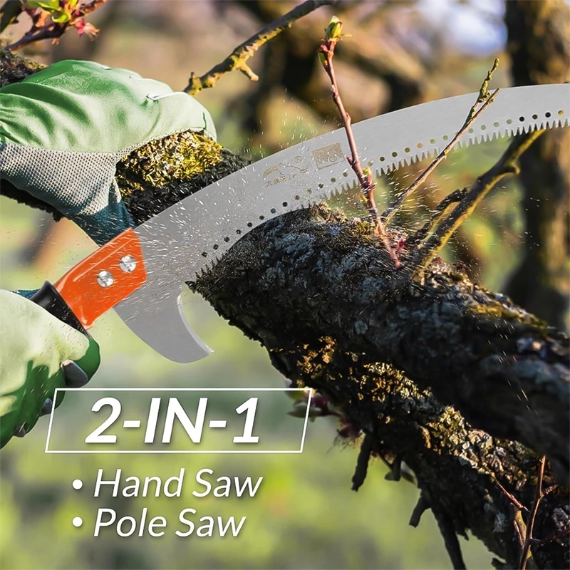 High branch Saw 3/4/5/6/7M Pole Saw For Tree Trimming Telescoping ...