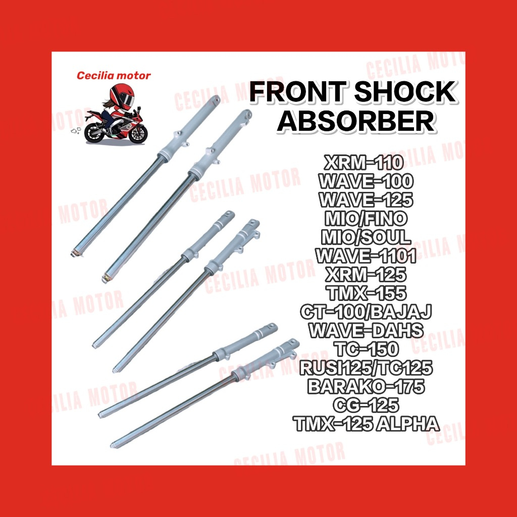 MOTORCYCLE FRONT SHOCK ABSORBER XRM110/WAVE125/MIO/SOUL/FINO/TMX155 ...