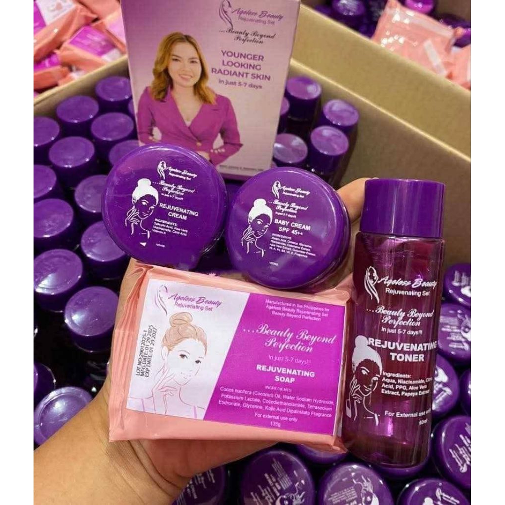 Ageless Beauty Rejuvenating Set Whitening, Anti-acne, Anti-Aging, Skin ...
