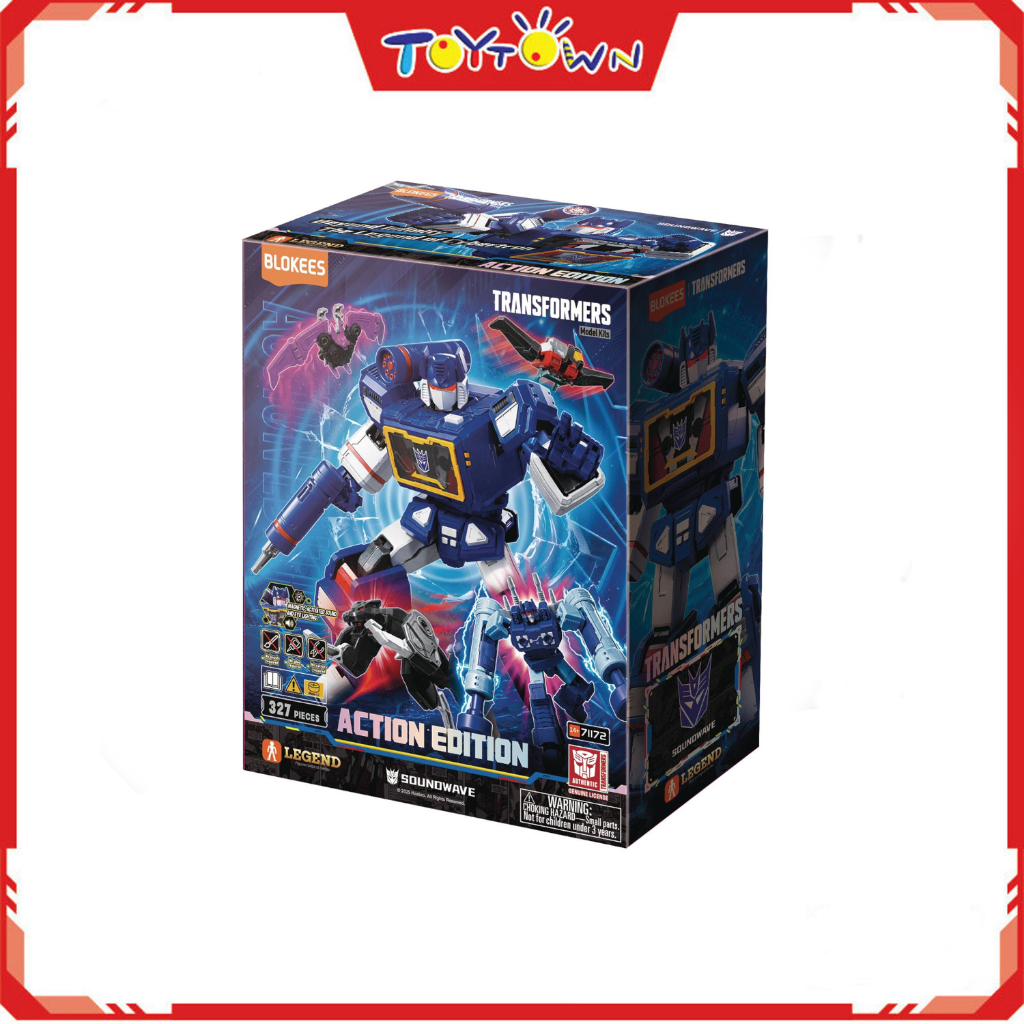Blokees :Transformers Action Edition 03 Soundwave | Shopee Philippines