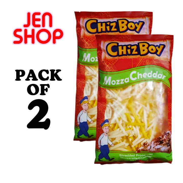 Chizboy Chiz Boy Shredded Mozzarella Cheddar Cheese 350g – Processed ...
