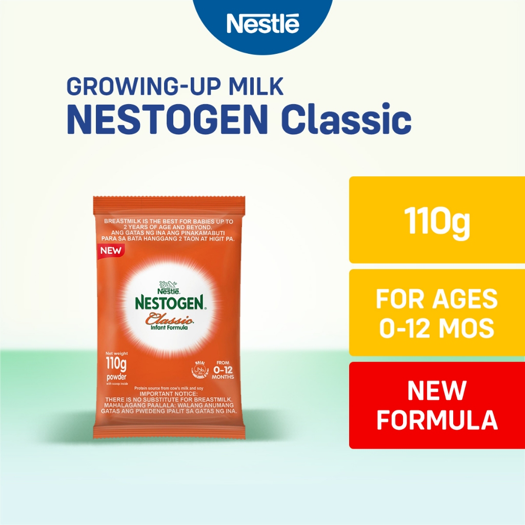 NESTOGEN Classic Infant Formula for 0-12 Months 110g | Shopee Philippines