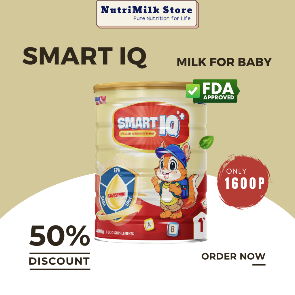 Smart IQ Milk with DHA – Milk for Kid With Autism & Speech Delay ...