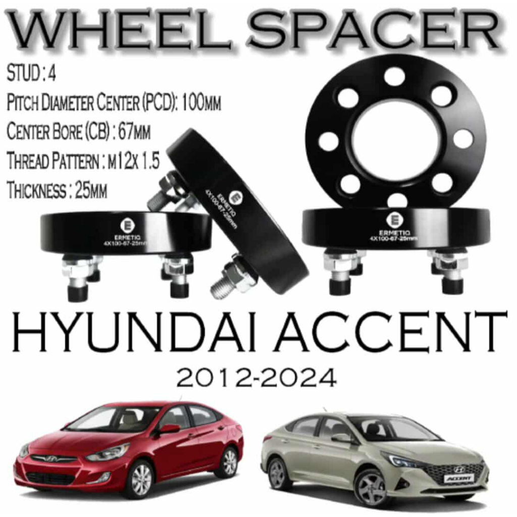 Kia Rio 2000 to 2026 4X100 ALUMINUM UNIVERSAL TYPE heavy duty wheel ...