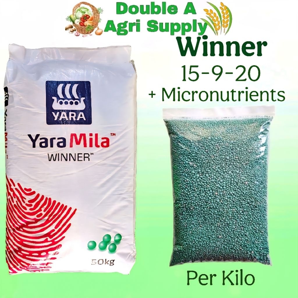 YaraMila Winner 15-9-20 + Micronutrients Fertilizer Per Kilo | Shopee ...