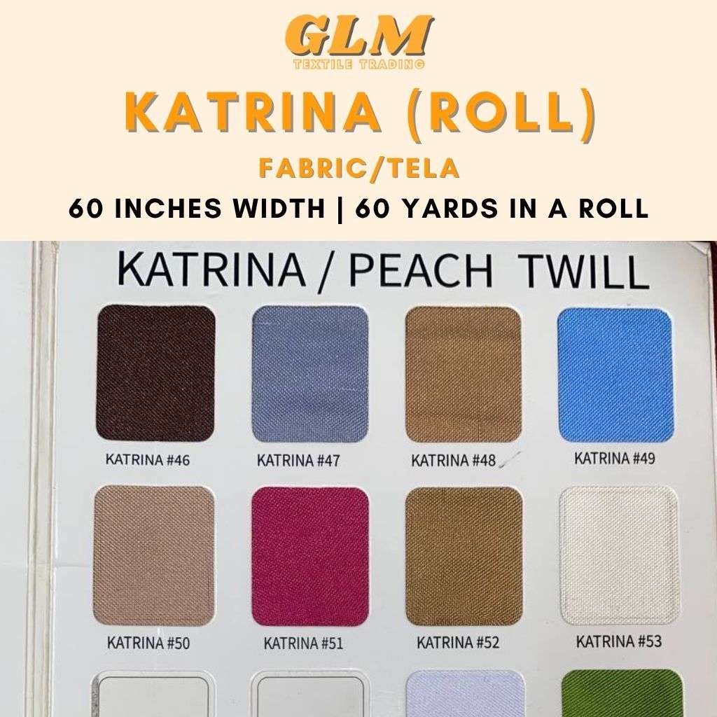GLM Katrina Fabric/Tela ROLL (60 yards) | Shopee Philippines