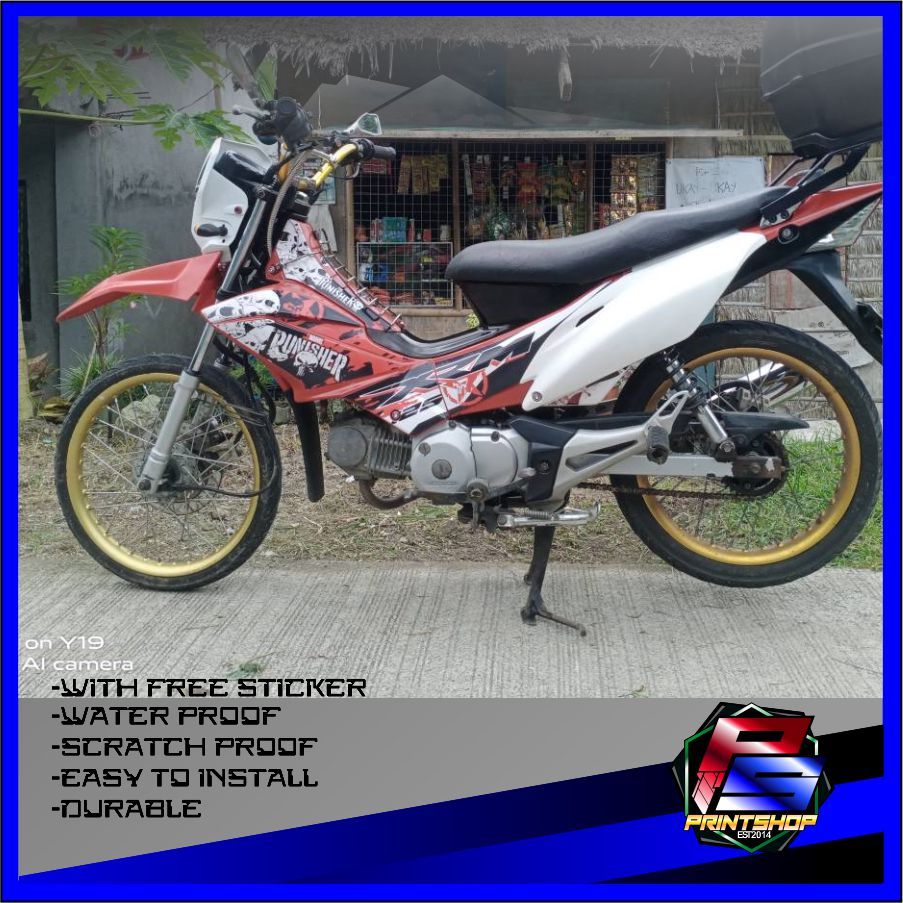 Honda XRM 125 carb full set sticker decals New Design | Shopee Philippines