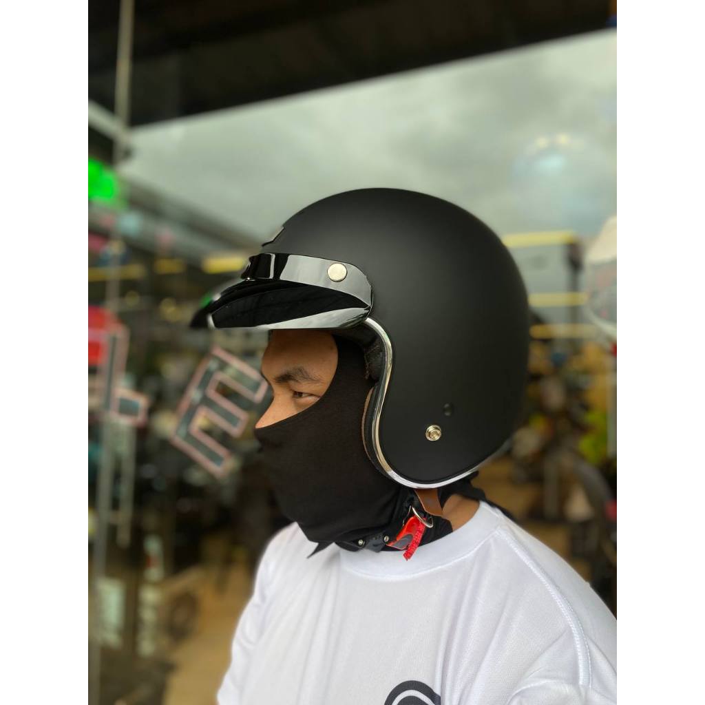 Origine Primo Solid Classic Half Face Helmet with Visor | Shopee ...