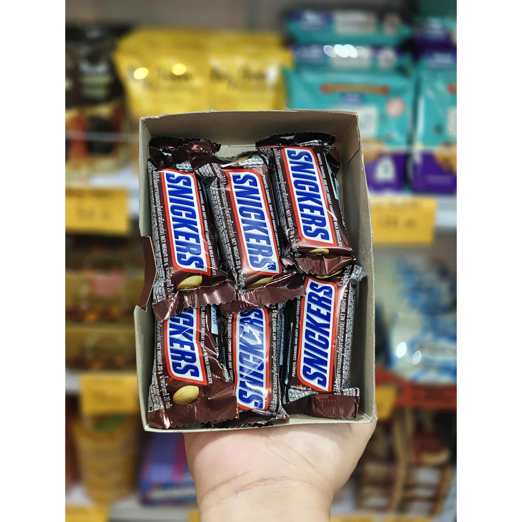 SNICKERS CHOCOLATE 20 GRAMS 12 PCS PER BOX | Shopee Philippines