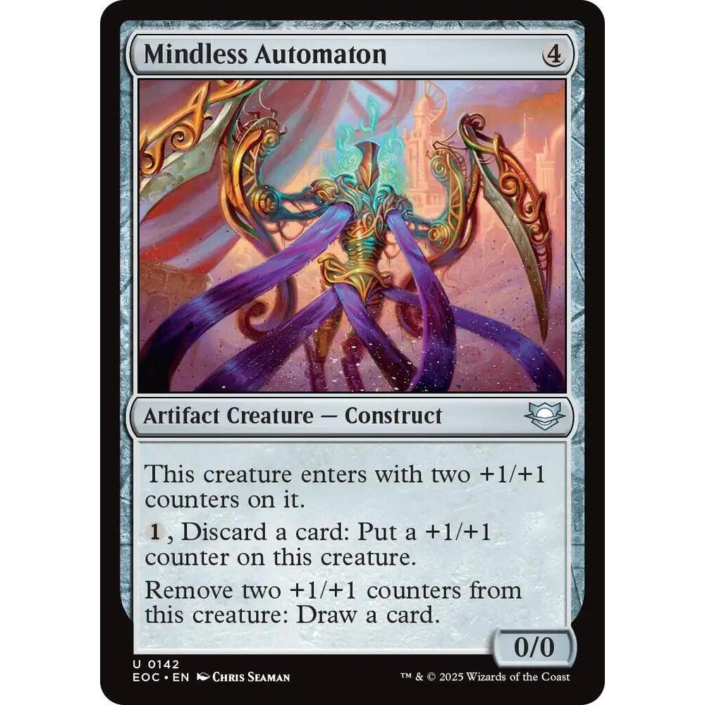 Mindless Automaton - Commander: Edge of Eternities (EOC) MTG | Shopee ...