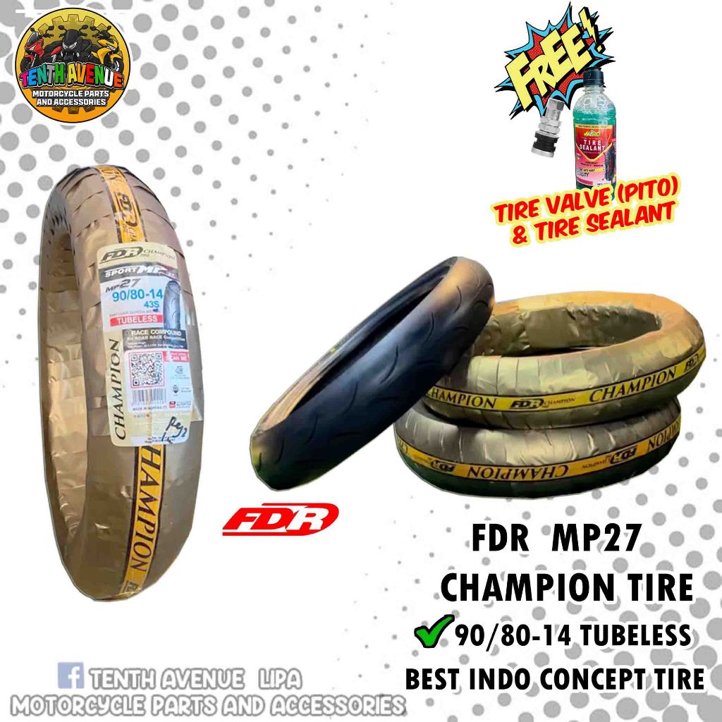 FDR CHAMPION MP27 TIRE (INDO CONCEPT) | Shopee Philippines