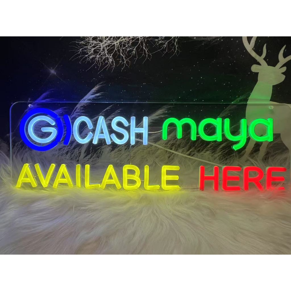 Shop gcash available here signage for Sale on Shopee Philippines