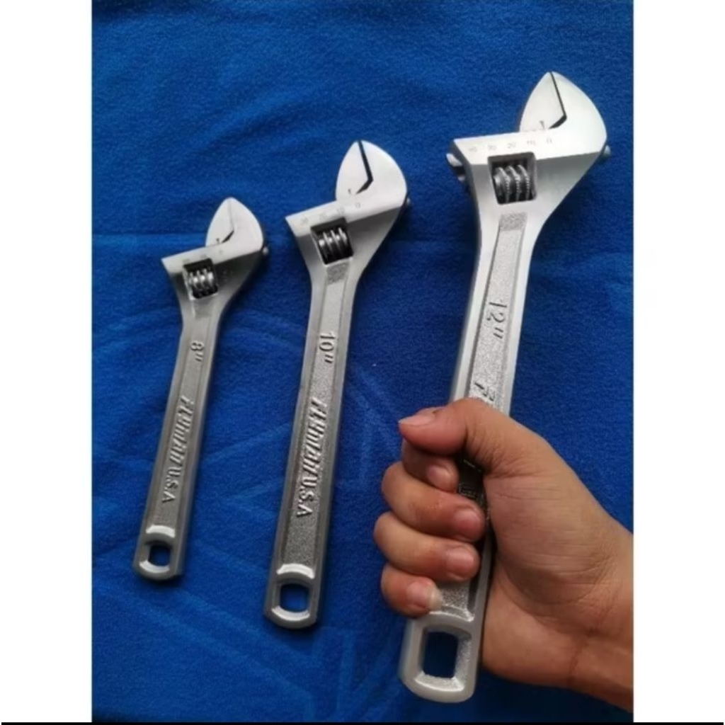 Flyman original adjustable wrench /katala 8, 10, 12, 15 inches sold per ...