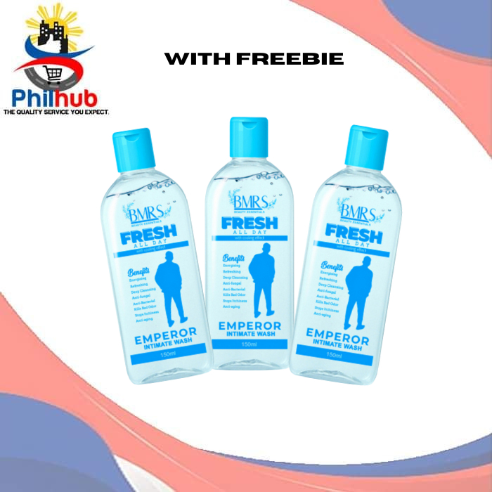 3 BMRS Emperor Masculine Intimate Wash fresh all day with cooling ...