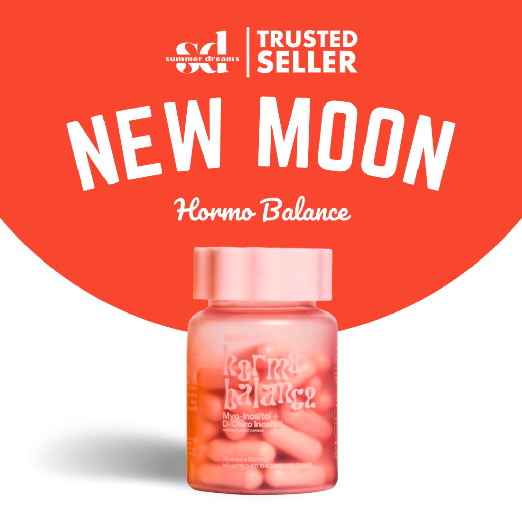 NEW MOON Hormo Balance for PCOS | Myo-Inositol, D-Chiro, NAC, Hormonal ...
