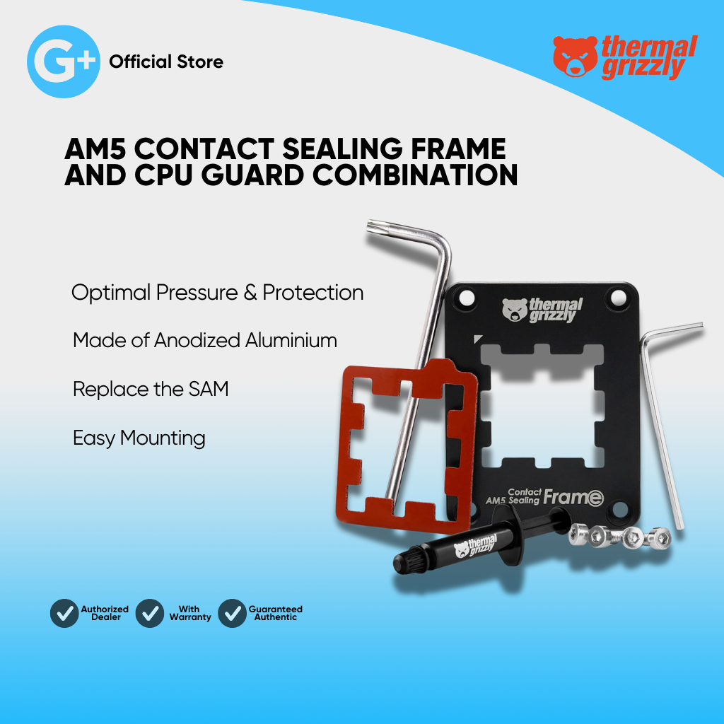 Thermal Grizzly AM5 Sealing Frame - Contact Frame & CPU Guard ...