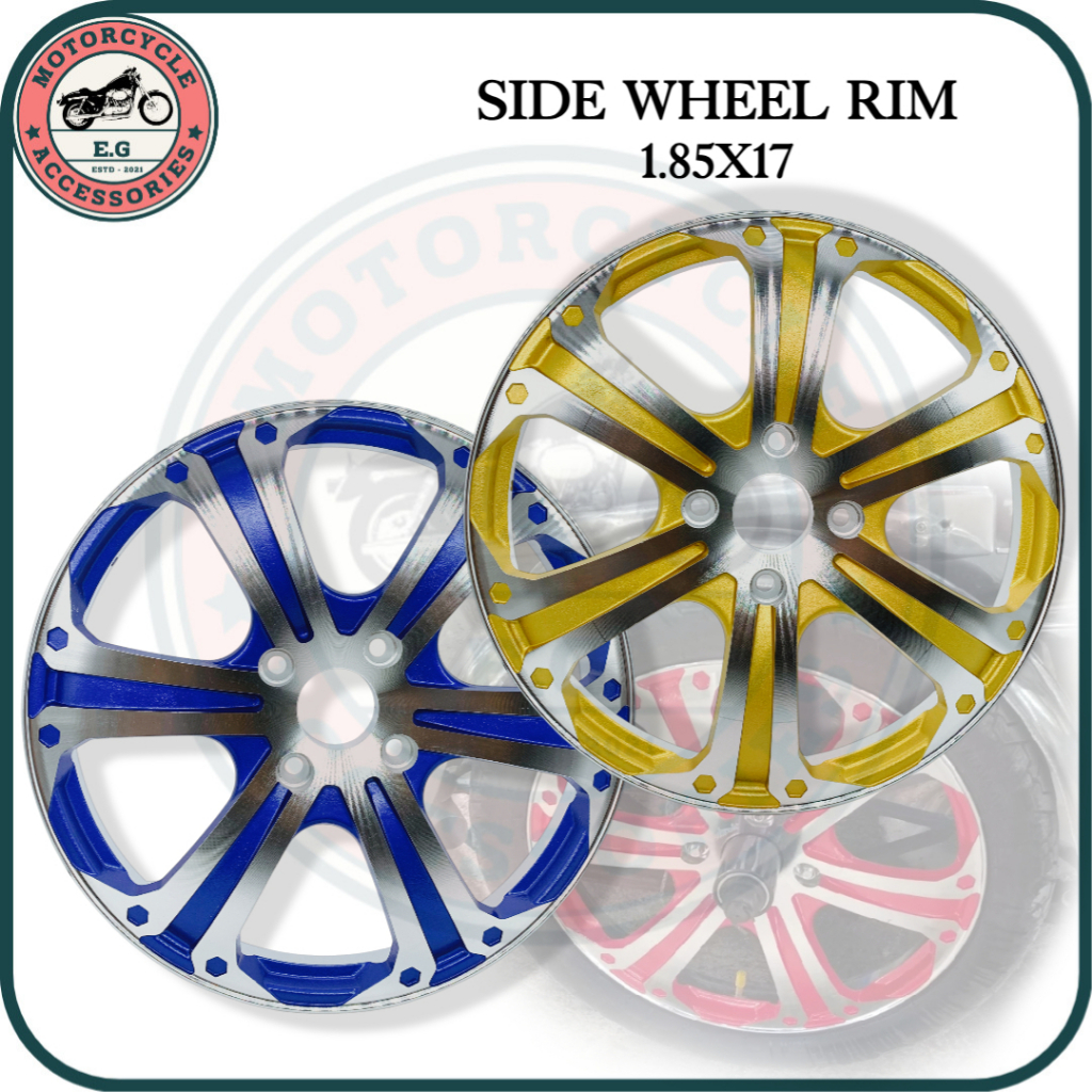 E.G MOTORCYCLE TRICYCLE 1PC SIDE WHEEL MAGS 1.85*17 MAGS RIM GB552 ...