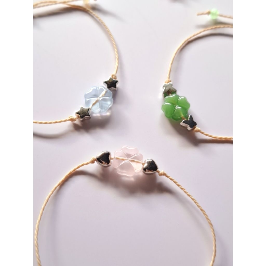 minimalist clove bracelets| y2k friendship bracelets | clover lover ...