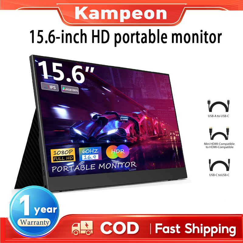 Expose 14 inch Portable Gaming Monitor 4K IPS FHD for Switch PS4 Phone ...