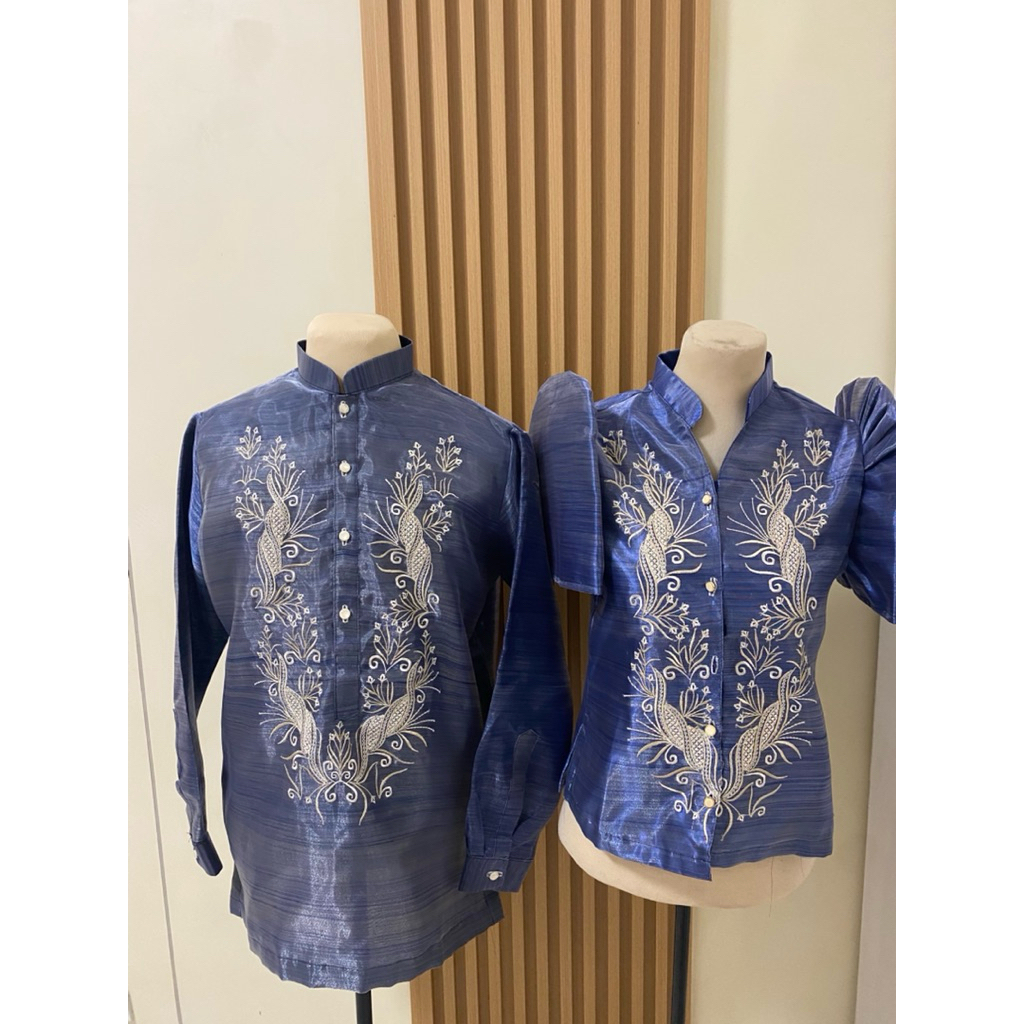 Couple Colored Barong and Filipiñiana | Shopee Philippines