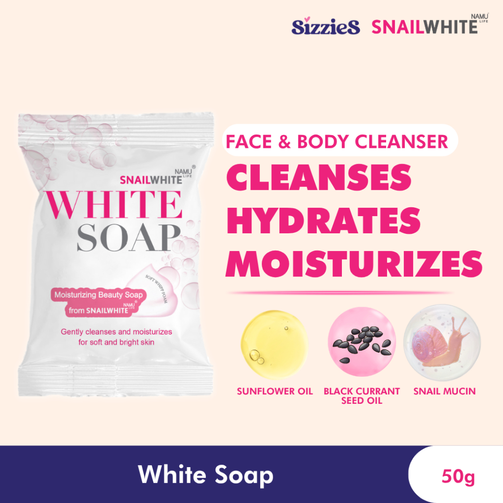 SNAILWHITE White Soap 50g | Shopee Philippines
