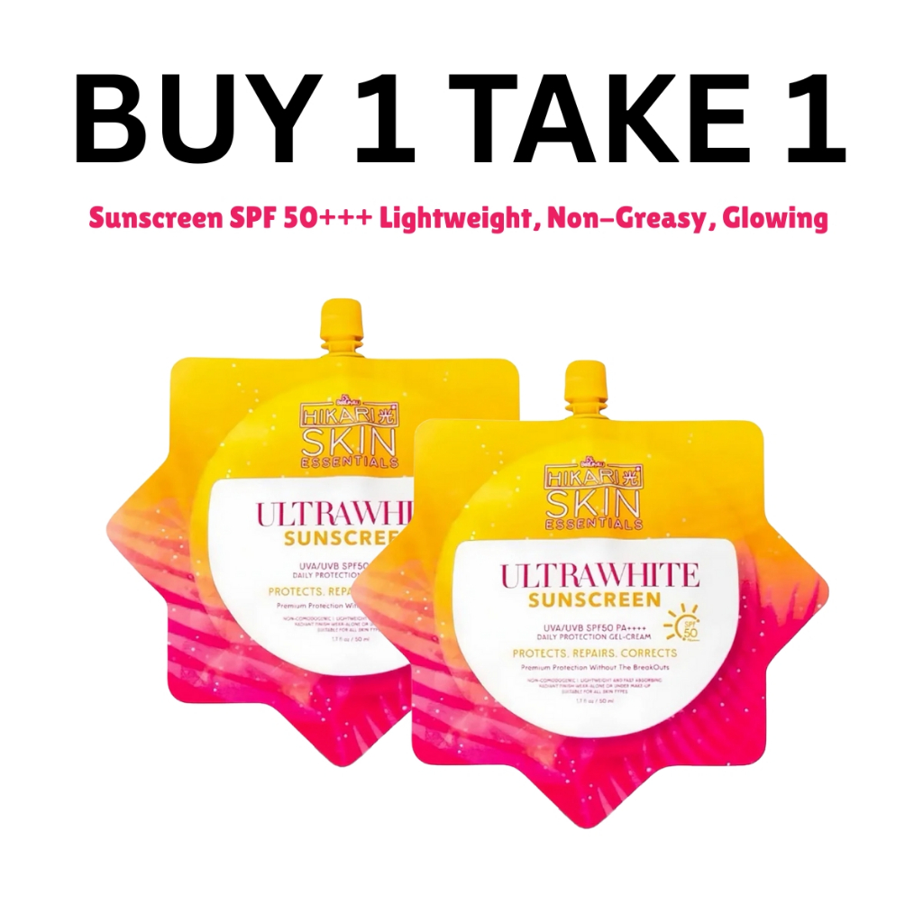 BUY 1 TAKE 1 Ultrafresh Sunscreen 50ml For All Skin Type Whitening ...