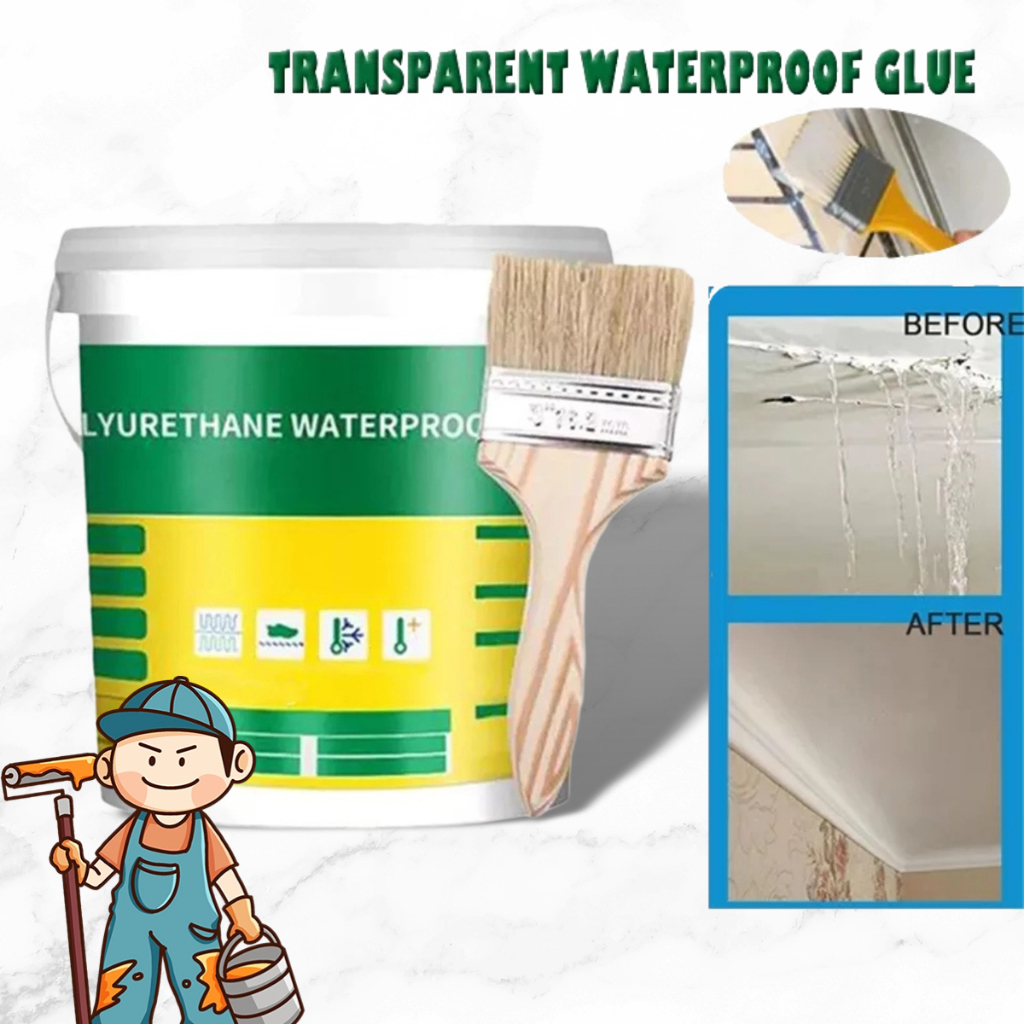1KG Waterproof Sealant Glue | Invisible Paste | Mighty Repair Adhesive ...