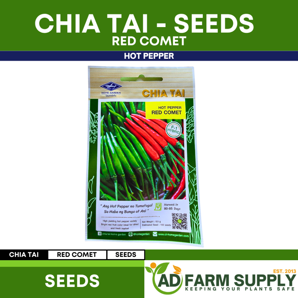Chia Tai Hot Pepper Seeds – Red Comet F1 Hybrid Siling Labuyo | High ...