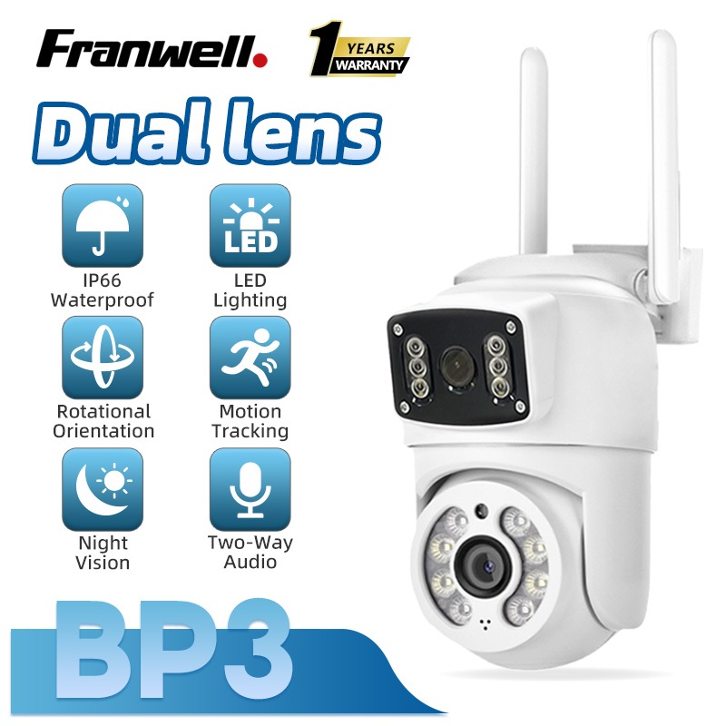 V380 BP3/G5A1080P Dual Lens Security CCTV Camera Wireless Outdoor ...