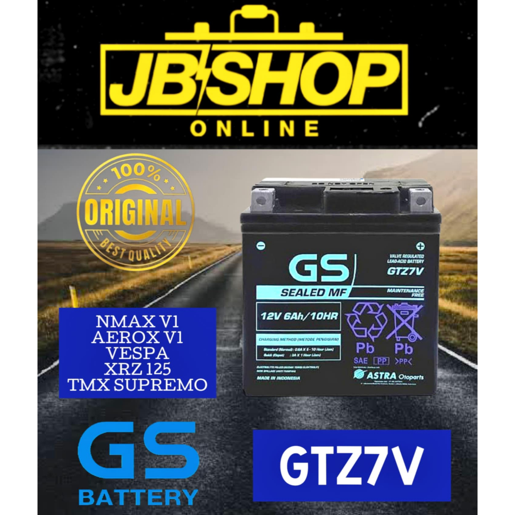 GS Battery GTZ7V NMAX V1 / AEROX V1 / TMX SUPREMO | Shopee Philippines