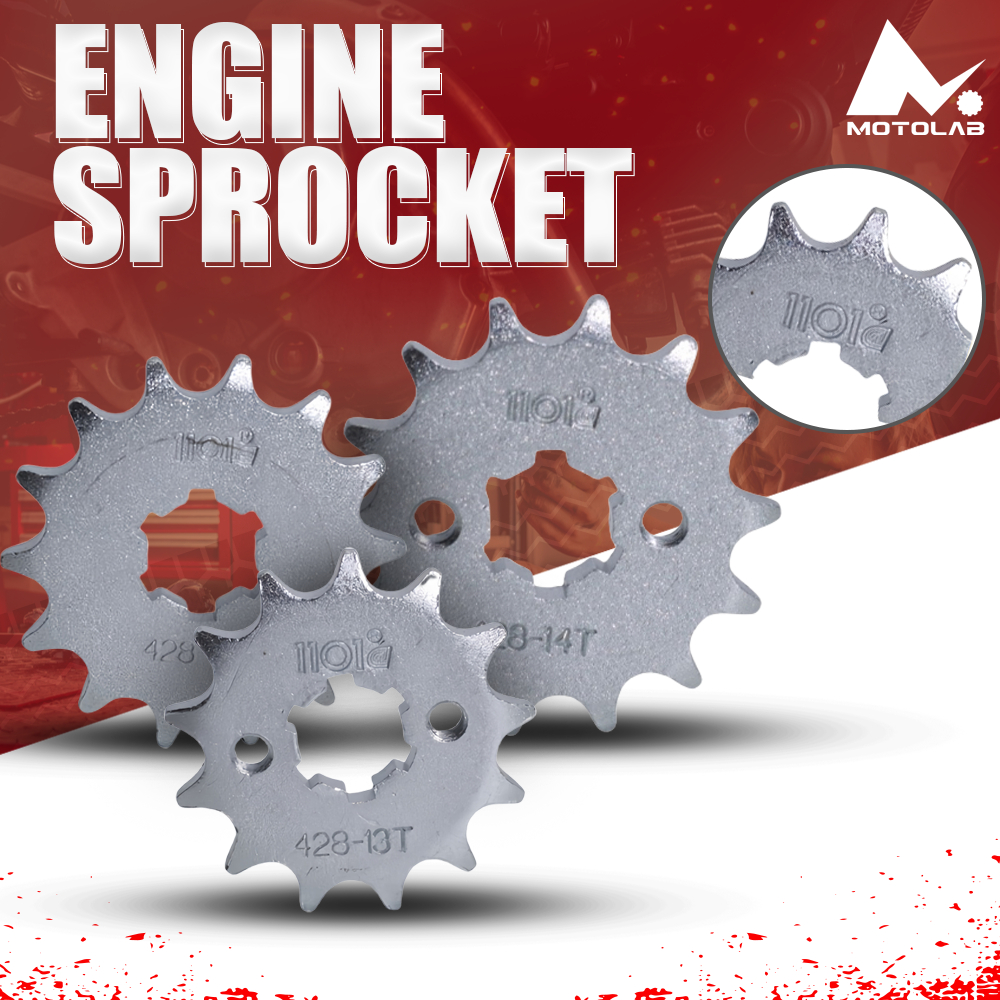 ENGINE SPROCKET FOR BARAKO, CG-125, CT-100, HDX4, ROUSER135, RS-100/YTX ...