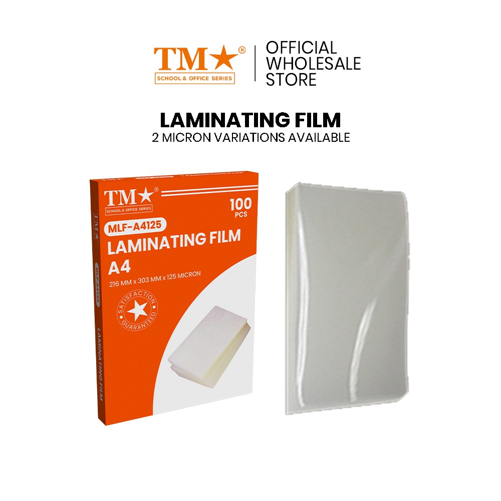 TM | 5 boxes Laminating Film A4 (MLF-A4) | Shopee Philippines