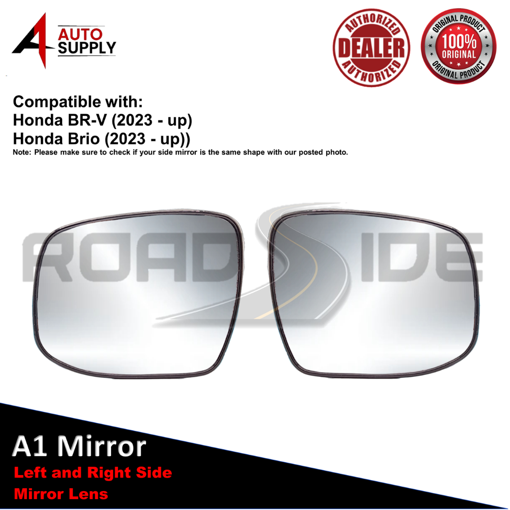Side Mirror Lens for Honda BR-V (2023 - 2024) and Honda Brio (2023 ...