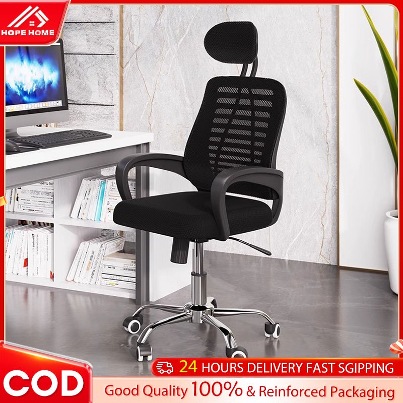 Office Chair Gaming Chair For Study Table Ergonomic Mesh With Wheels ...