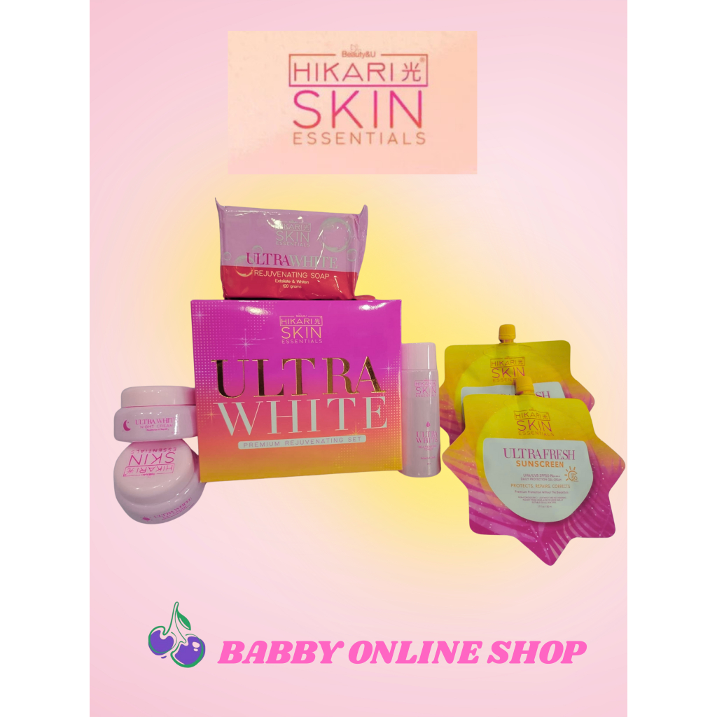 HIKARI Skin Ultra White Premium Rejuvenating Set Hikari Skin Ultra ...